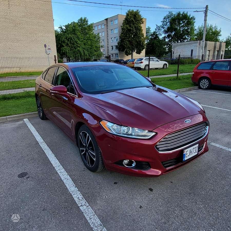 Sarkans Ford Fusion 2016 Viļņa, ar dzinēja tilpumu 2.00 L un nobraukumu 187 tūkst. km par 11499 €, foto 3 vietnē AUTOMOTO.COM.LV