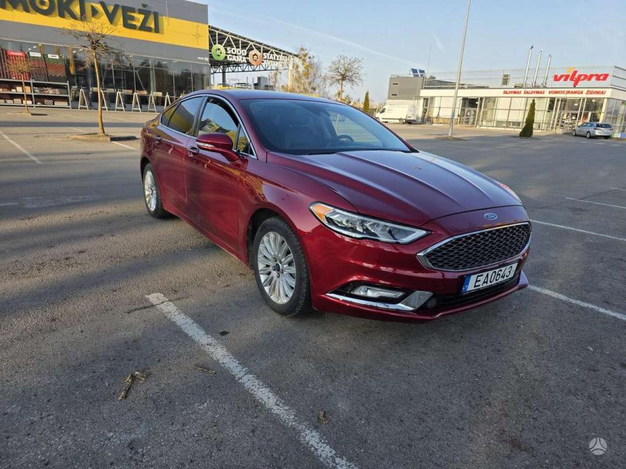 Sarkans Ford Fusion 2017 Alīta, ar dzinēja tilpumu 2.00 L un nobraukumu 41 tūkst. km par 11900 €, foto 1 vietnē AUTOMOTO.COM.LV