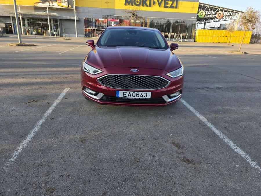 Sarkans Ford Fusion 2017 Alīta, ar dzinēja tilpumu 2.00 L un nobraukumu 41 tūkst. km par 11900 €, foto 4 vietnē AUTOMOTO.COM.LV