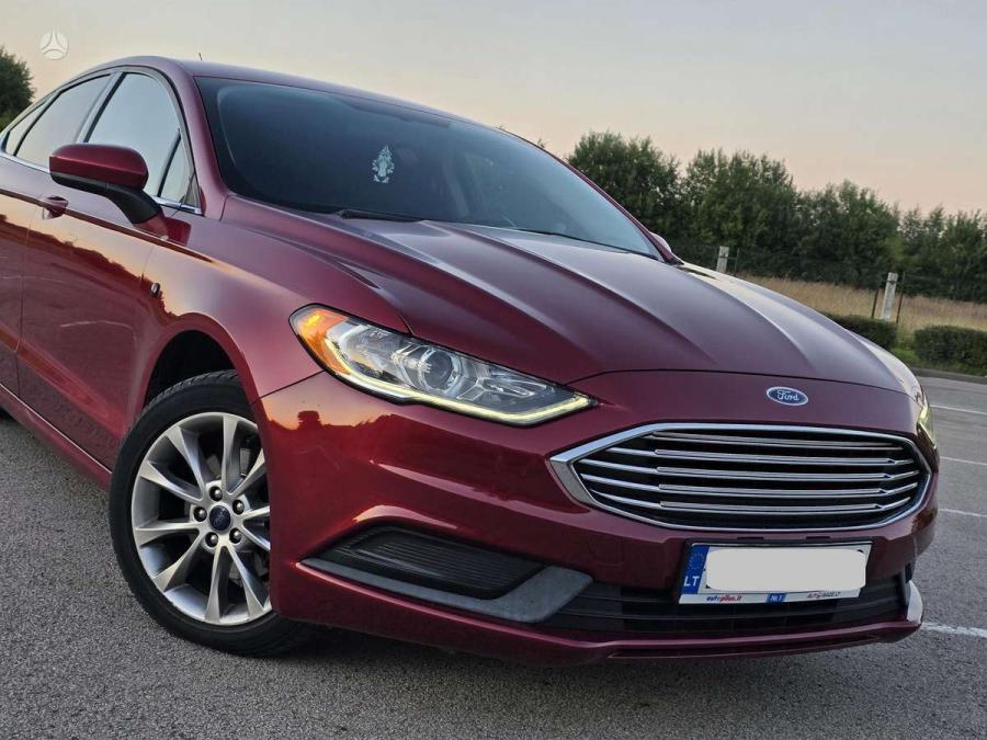Sarkans Ford Fusion 2017 Šauļi, ar dzinēja tilpumu 1.50 L un nobraukumu 281 tūkst. km par 6900 €, foto 5 vietnē AUTOMOTO.COM.LV