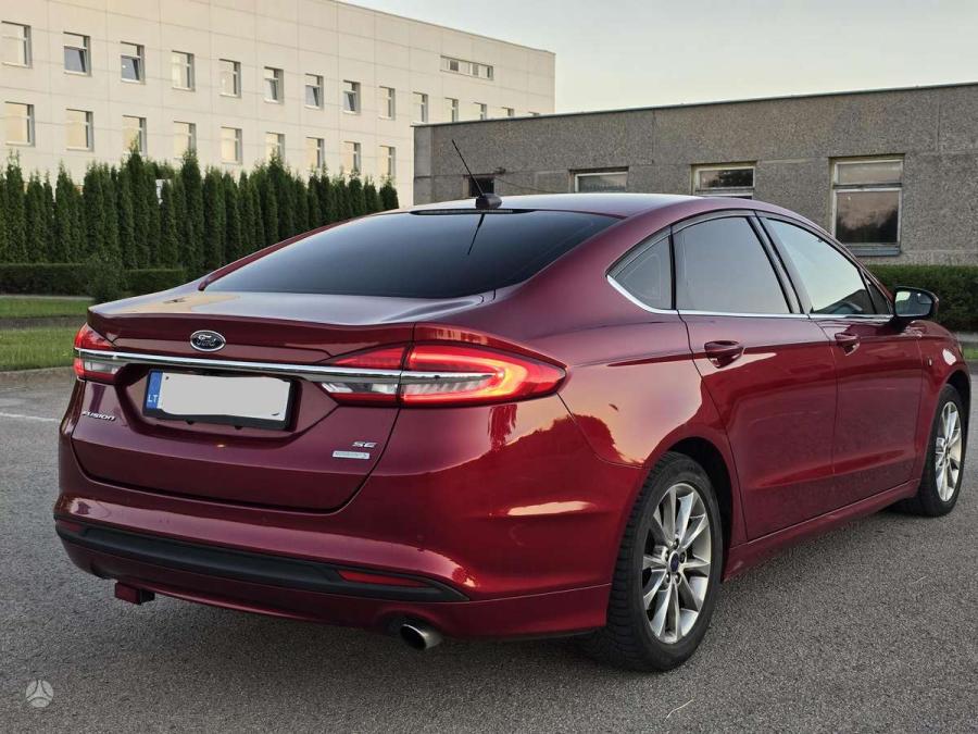 Sarkans Ford Fusion 2017 Šauļi, ar dzinēja tilpumu 1.50 L un nobraukumu 281 tūkst. km par 6900 €, foto 9 vietnē AUTOMOTO.COM.LV