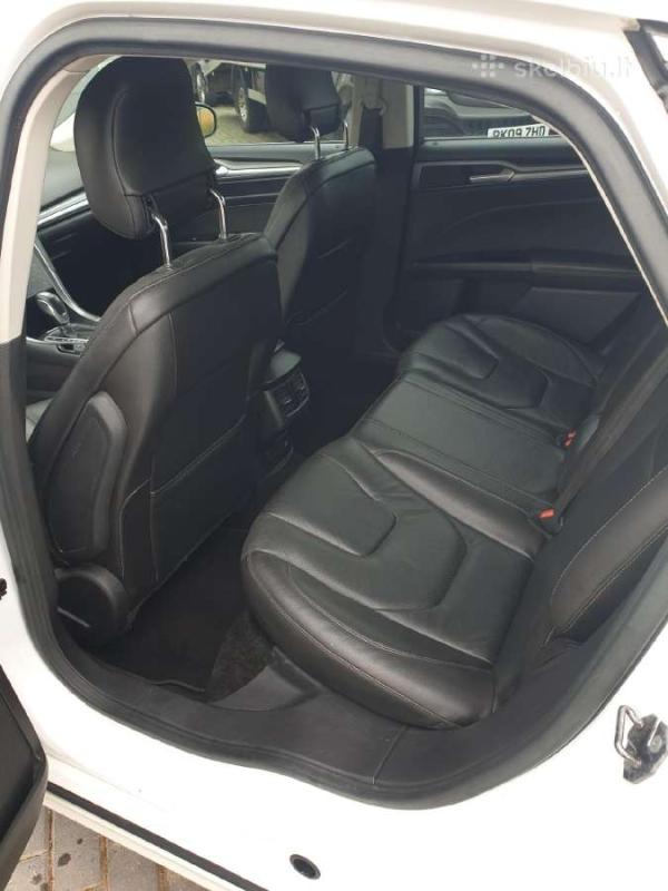 White Ford Fusion 2013 in Panevezys, with an engine capacity of 2.00 L and mileage of 152 thousand km for 6995 €, photo 11 on AUTOMOTO.COM.LV
