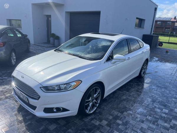 White Ford Fusion 2014 in Kaunas, with an engine capacity of 2.00 L and mileage of 270 thousand km for 5500 €, photo 3 on AUTOMOTO.COM.LV