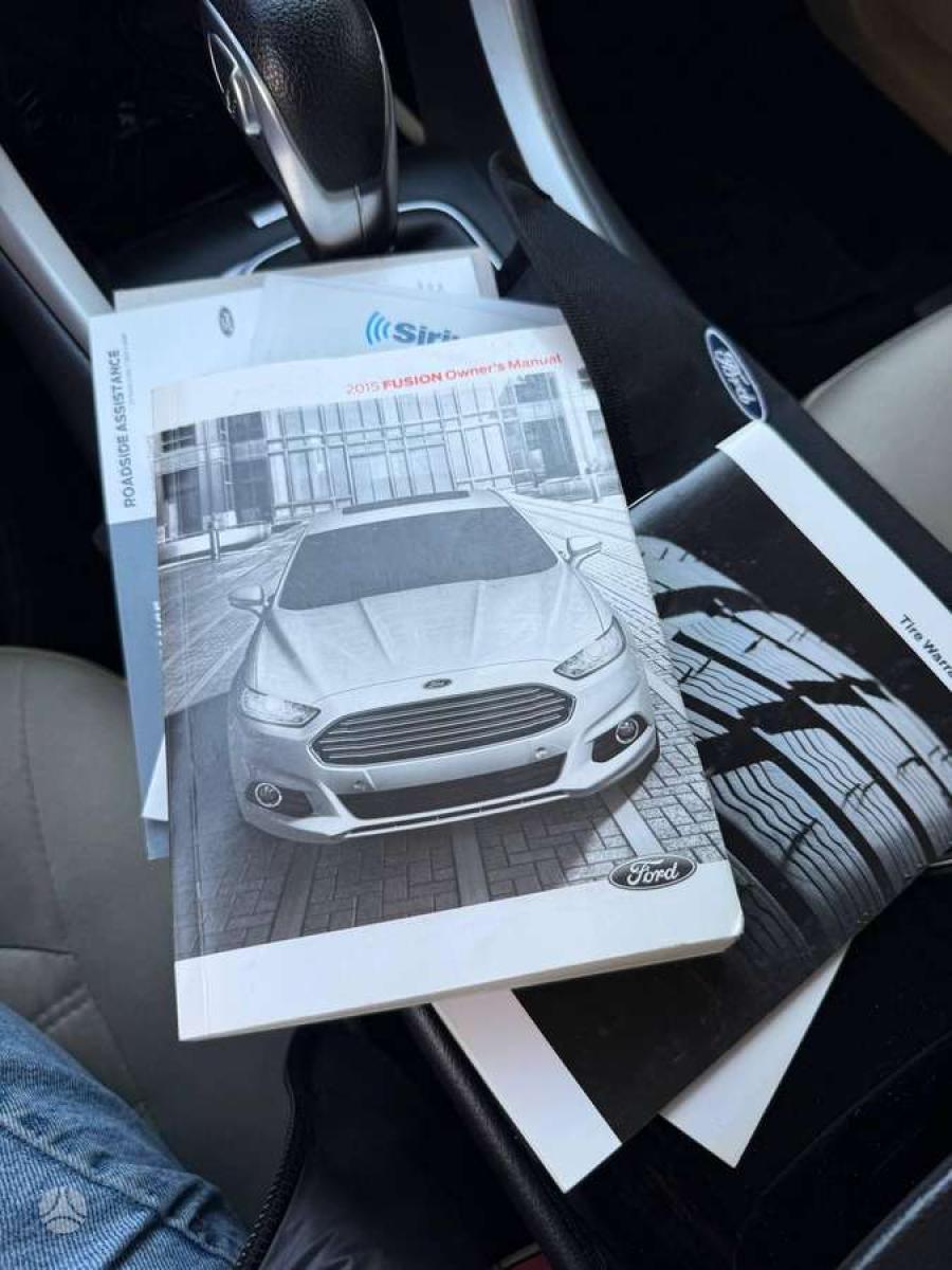 Balts Ford Fusion 2015 Klaipėda, ar dzinēja tilpumu 2.00 L un nobraukumu 235 tūkst. km par 5700 €, foto 24 vietnē AUTOMOTO.COM.LV