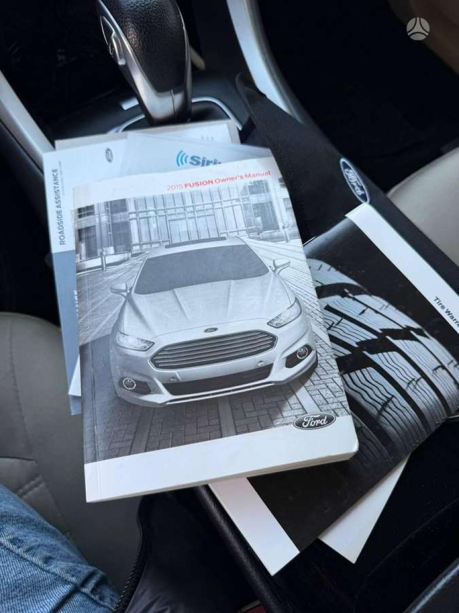 White Ford Fusion 2015 in Klaipeda, with an engine capacity of 2.00 L and mileage of 215 thousand km for 5700 €, photo 24 on AUTOMOTO.COM.LV