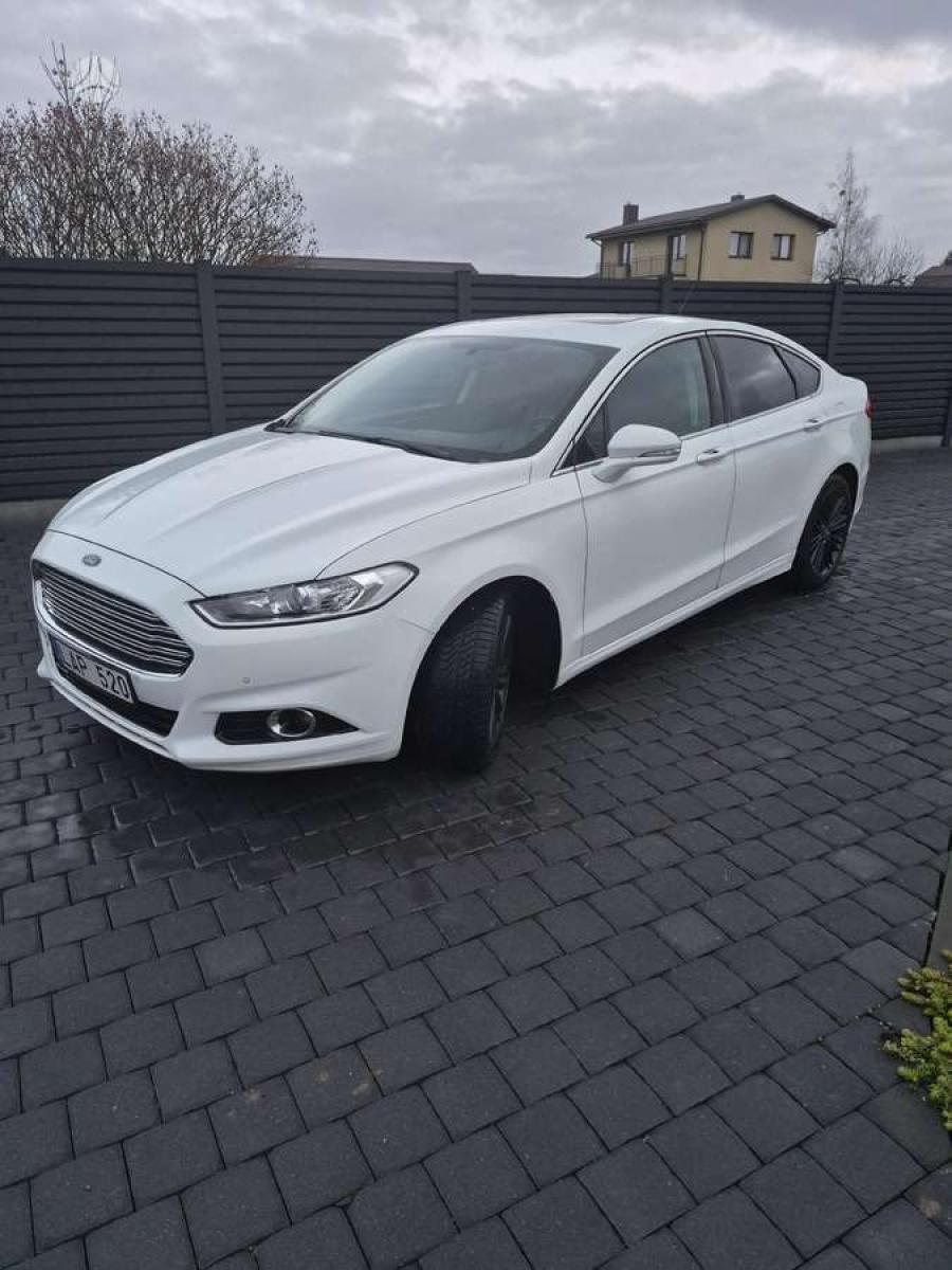 White Ford Fusion 2016 in Kaunas, with an engine capacity of 1.50 L and mileage of 150 thousand km for 7000 €, photo 1 on AUTOMOTO.COM.LV