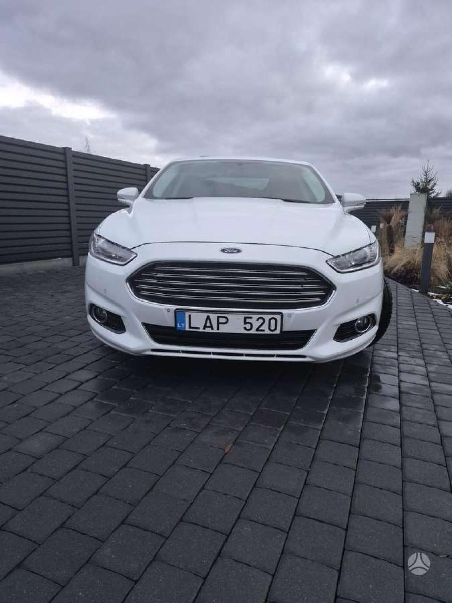 White Ford Fusion 2016 in Kaunas, with an engine capacity of 1.50 L and mileage of 150 thousand km for 7000 €, photo 2 on AUTOMOTO.COM.LV