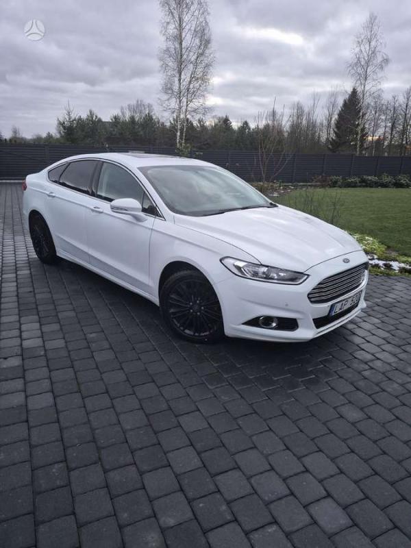 Balts Ford Fusion 2016 Kauņa, ar dzinēja tilpumu 1.50 L un nobraukumu 150 tūkst. km par 7000 €, foto 3 vietnē AUTOMOTO.COM.LV