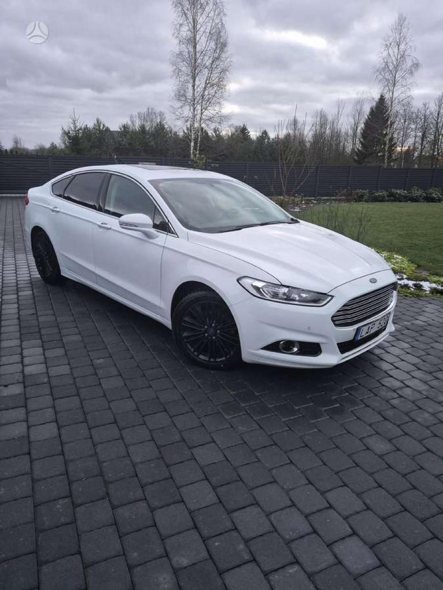 White Ford Fusion 2016 in Kaunas, with an engine capacity of 1.50 L and mileage of 150 thousand km for 7000 €, photo 3 on AUTOMOTO.COM.LV