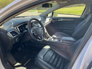 White Ford Fusion 2018 in Kaunas, with an engine capacity of 2.00 L and mileage of 96 thousand km for 10990 €, photo 11 on AUTOMOTO.COM.LV