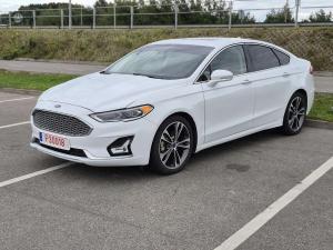 White Ford Fusion 2019 in Vilnius, with an engine capacity of 2.00 L and mileage of 158 thousand km for 11300 €, photo  on AUTOMOTO.COM.LV
