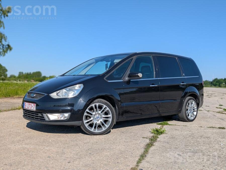 Black Ford Galaxy 2010 in Riga, with an engine capacity of 2.00 L and mileage of 220 thousand km for 5450 €, photo 1 on AUTOMOTO.COM.LV