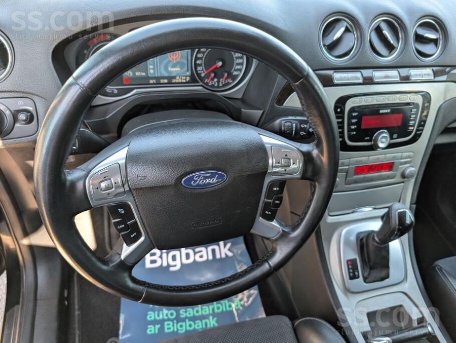 Black Ford Galaxy 2010 in Riga, with an engine capacity of 2.00 L and mileage of 220 thousand km for 5450 €, photo 28 on AUTOMOTO.COM.LV