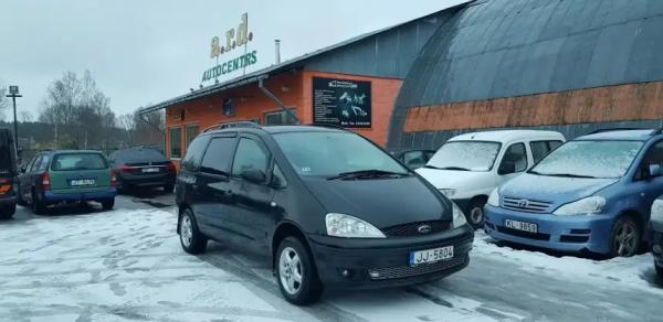 Черный Форд Галакси 2001 в Валмиера, объемом двигателя 1.90 л и пробегом 385 тыс. км за 1450 €, фото 1 на AUTOMOTO.COM.LV
