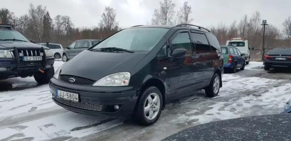 Черный Форд Галакси 2001 в Валмиера, объемом двигателя 1.90 л и пробегом 385 тыс. км за 1450 €, фото 7 на AUTOMOTO.COM.LV