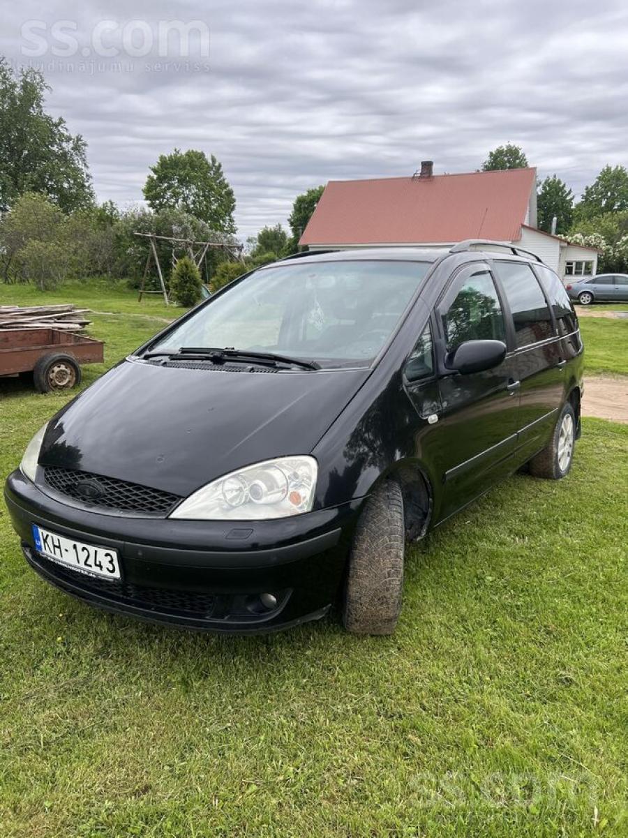 Black Ford Galaxy 2003 in Rezekne, with an engine capacity of 1.90 L and mileage of 360 thousand km for 1450 €, photo 3 on AUTOMOTO.COM.LV
