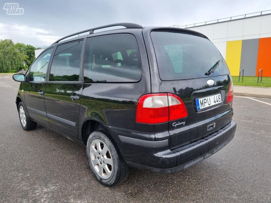 Melns Ford Galaxy 2004 Kauņa, ar dzinēja tilpumu 1.90 L un nobraukumu 223 tūkst. km par 1250 €, foto 5 vietnē AUTOMOTO.COM.LV
