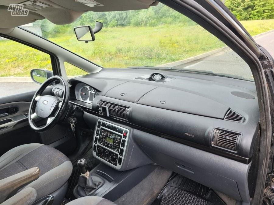 Melns Ford Galaxy 2004 Kauņa, ar dzinēja tilpumu 1.90 L un nobraukumu 223 tūkst. km par 1250 €, foto 7 vietnē AUTOMOTO.COM.LV