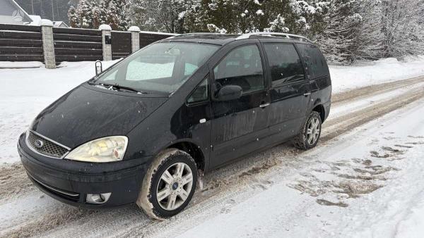 Black Ford Galaxy 2005 in Kazlu Ruda, with an engine capacity of 1.90 L and mileage of 410 thousand km for 1050 €, photo 1 on AUTOMOTO.COM.LV