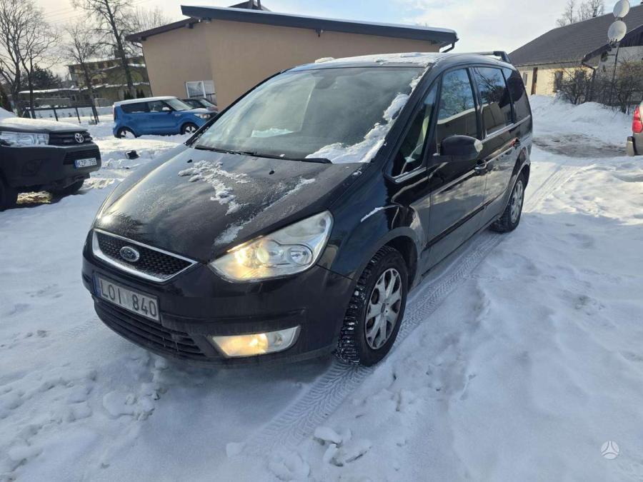 Black Ford Galaxy 2007 in Vilnius, with an engine capacity of 2.00 L and mileage of 252 thousand km for 2000 €, photo 1 on AUTOMOTO.COM.LV