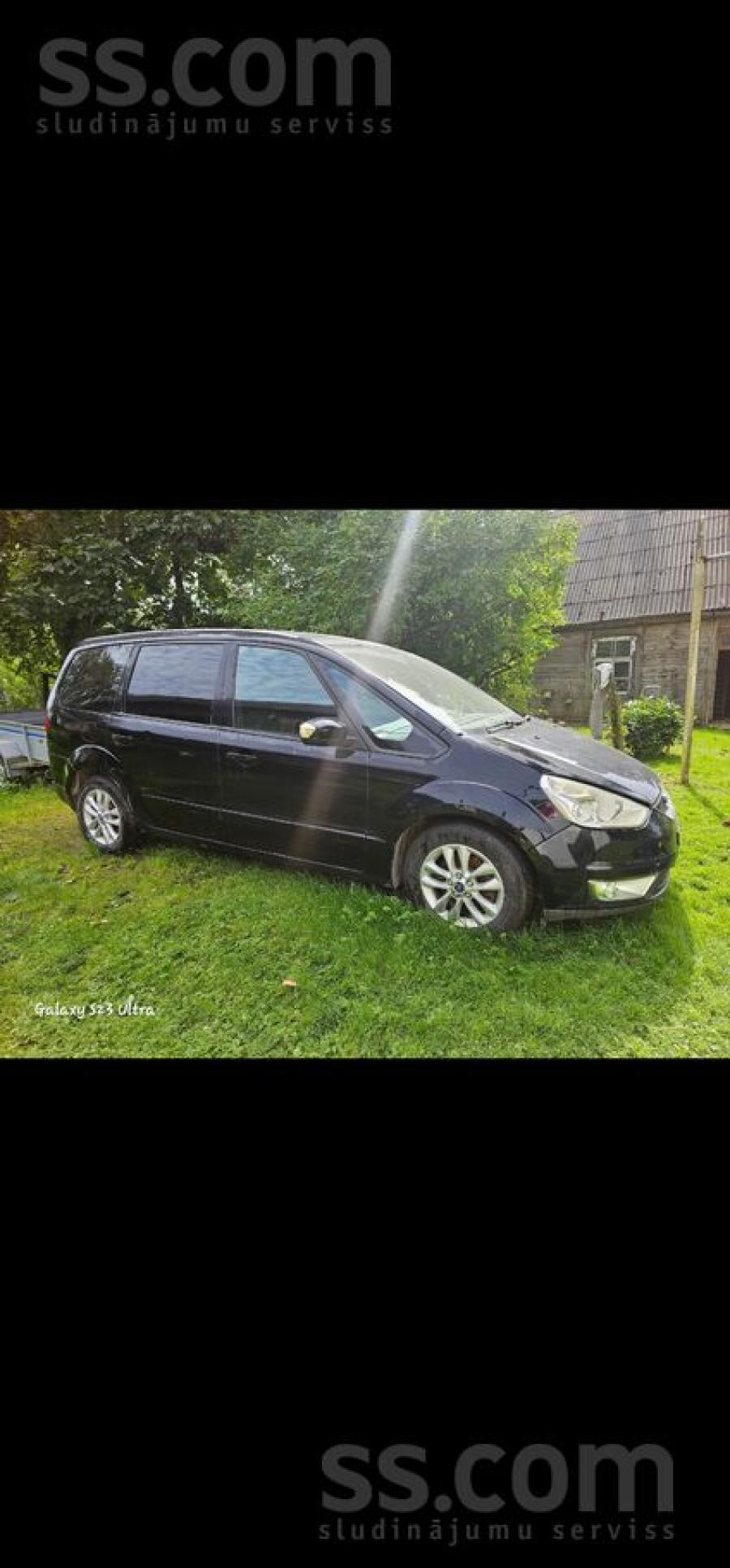 Black Ford Galaxy 2008 in Saldus, with an engine capacity of 1.80 L and mileage of 401 thousand km for 1500 €, photo 1 on AUTOMOTO.COM.LV