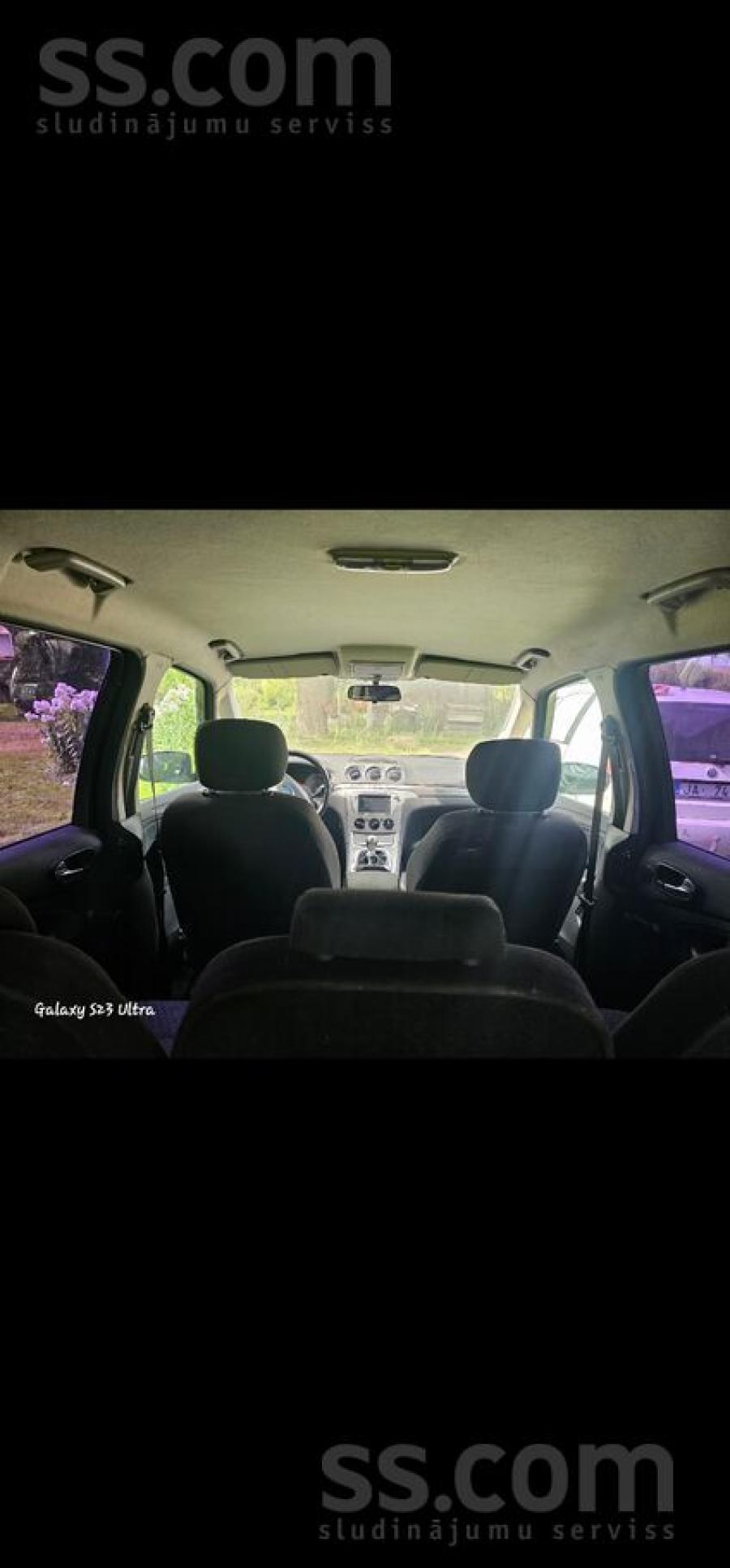 Black Ford Galaxy 2008 in Saldus, with an engine capacity of 1.80 L and mileage of 401 thousand km for 1500 €, photo 5 on AUTOMOTO.COM.LV