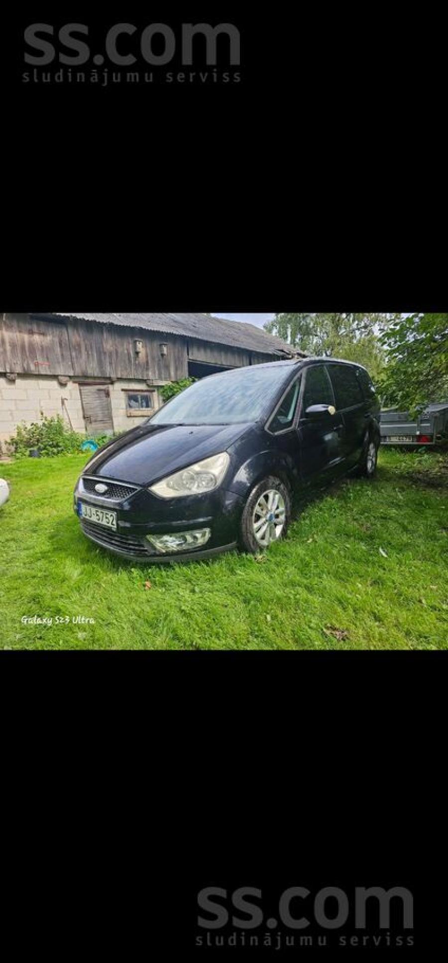 Black Ford Galaxy 2008 in Saldus, with an engine capacity of 1.80 L and mileage of 401 thousand km for 1500 €, photo 11 on AUTOMOTO.COM.LV