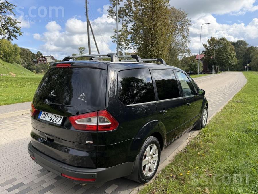 Black Ford Galaxy 2009 in Rezekne, with an engine capacity of 2.20 L and mileage of 0 thousand km for 4450 €, photo 8 on AUTOMOTO.COM.LV