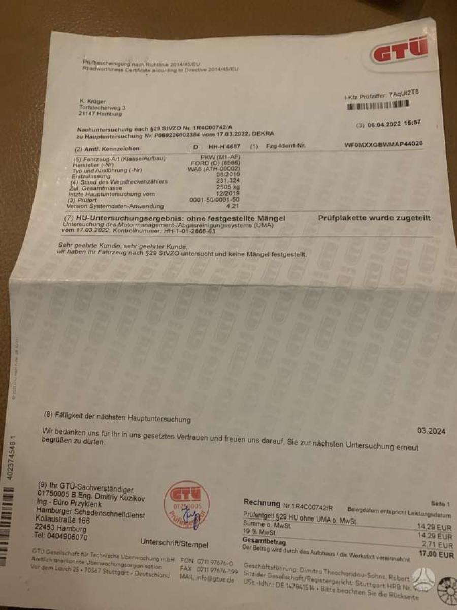 Черный Форд Галакси 2010 в Каунас, объемом двигателя 2.00 л и пробегом 273 тыс. км за 5250 €, фото 29 на AUTOMOTO.COM.LV