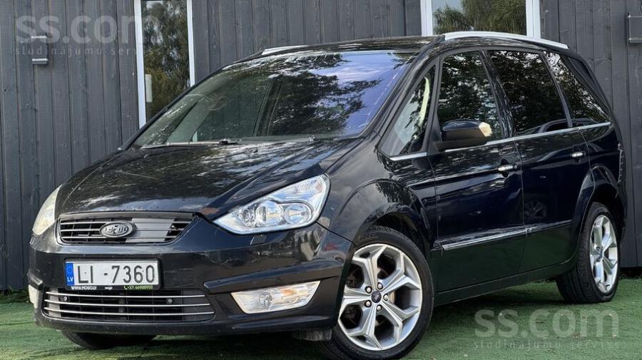 Black Ford Galaxy 2010 in Riga, with an engine capacity of 2.00 L and mileage of 0 thousand km for 3250 €, photo 1 on AUTOMOTO.COM.LV