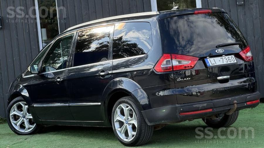 Black Ford Galaxy 2010 in Riga, with an engine capacity of 2.00 L and mileage of 0 thousand km for 3250 €, photo 4 on AUTOMOTO.COM.LV
