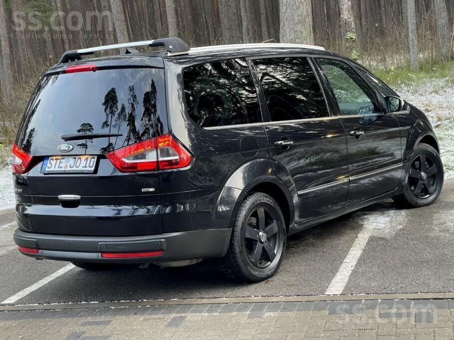 Black Ford Galaxy 2011 in Jurmala, with an engine capacity of 2.20 L and mileage of 230 thousand km for 5650 €, photo 6 on AUTOMOTO.COM.LV