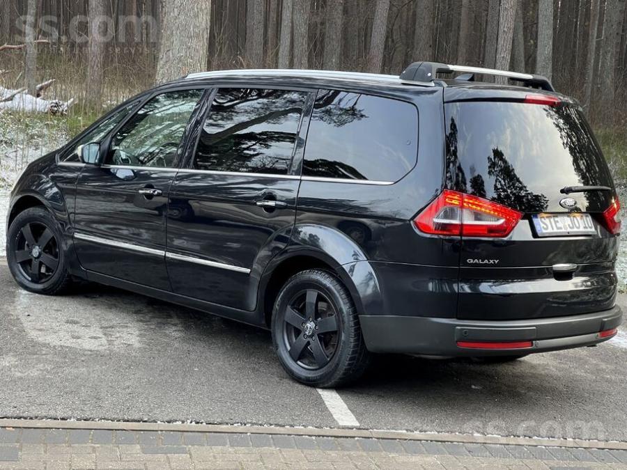 Black Ford Galaxy 2011 in Jurmala, with an engine capacity of 2.20 L and mileage of 230 thousand km for 5650 €, photo 15 on AUTOMOTO.COM.LV