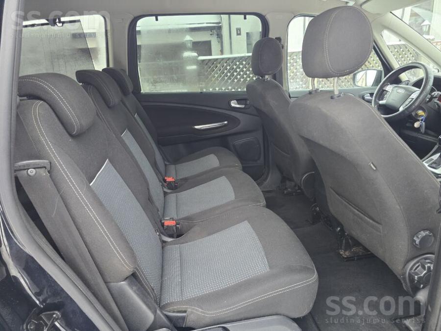 Black Ford Galaxy 2011 in Riga, with an engine capacity of 2.00 L and mileage of 0 thousand km for 3990 €, photo 12 on AUTOMOTO.COM.LV