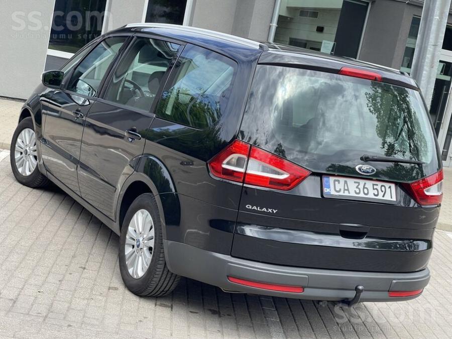 Black Ford Galaxy 2011 in Jurmala, with an engine capacity of 2.00 L and mileage of 0 thousand km for 5650 €, photo 7 on AUTOMOTO.COM.LV