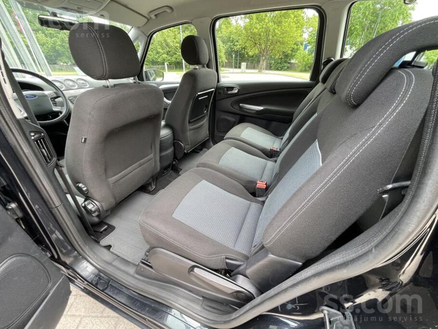 Black Ford Galaxy 2011 in Jurmala, with an engine capacity of 2.00 L and mileage of 0 thousand km for 5650 €, photo 24 on AUTOMOTO.COM.LV