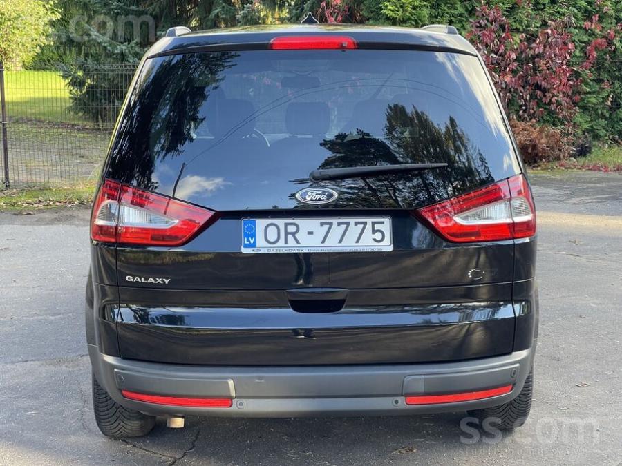 Black Ford Galaxy 2011 in Jurmala, with an engine capacity of 2.00 L and mileage of 0 thousand km for 5390 €, photo 7 on AUTOMOTO.COM.LV