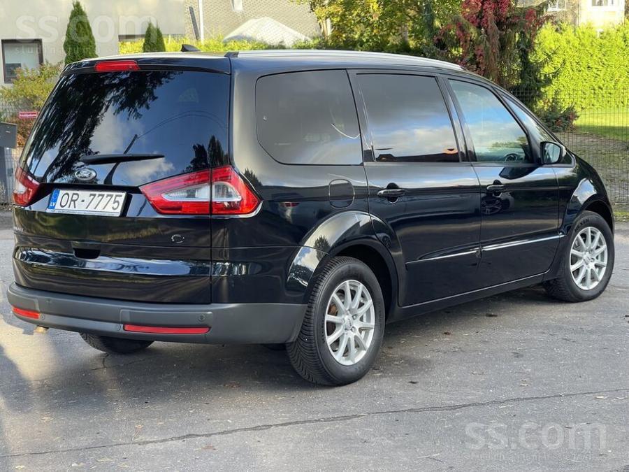 Black Ford Galaxy 2011 in Jurmala, with an engine capacity of 2.00 L and mileage of 0 thousand km for 5390 €, photo 12 on AUTOMOTO.COM.LV
