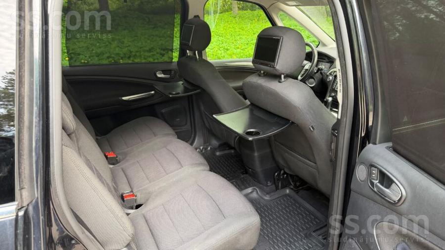 Black Ford Galaxy 2012 in Riga, with an engine capacity of 2.20 L and mileage of 0 thousand km for 4899 €, photo 27 on AUTOMOTO.COM.LV