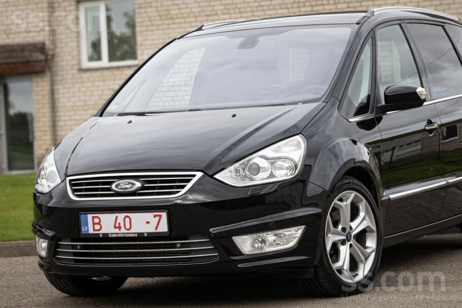 Melns Ford Galaxy 2012 Tukums, ar dzinēja tilpumu 2.20 L un nobraukumu 233 tūkst. km par 7990 €, foto 1 vietnē AUTOMOTO.COM.LV