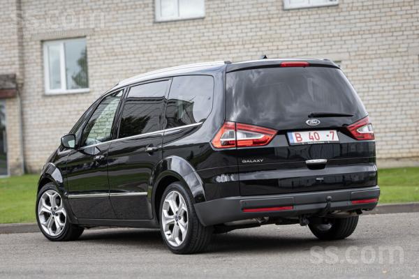 Black Ford Galaxy 2012 in Tukums, with an engine capacity of 2.20 L and mileage of 233 thousand km for 7990 €, photo 7 on AUTOMOTO.COM.LV