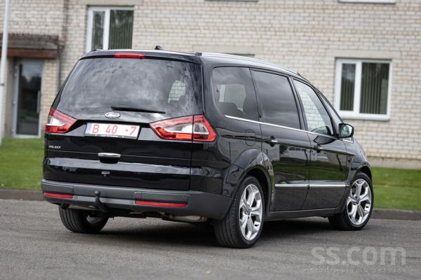 Black Ford Galaxy 2012 in Tukums, with an engine capacity of 2.20 L and mileage of 233 thousand km for 7990 €, photo 10 on AUTOMOTO.COM.LV