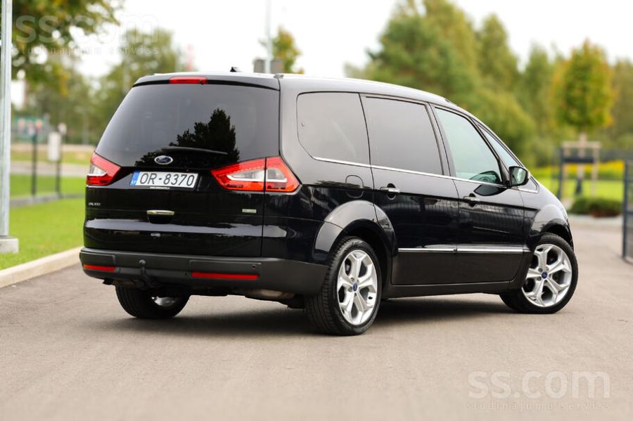 Melns Ford Galaxy 2014 Jelgava, ar dzinēja tilpumu 2.00 L un nobraukumu 0 tūkst. km par 6990 €, foto 5 vietnē AUTOMOTO.COM.LV