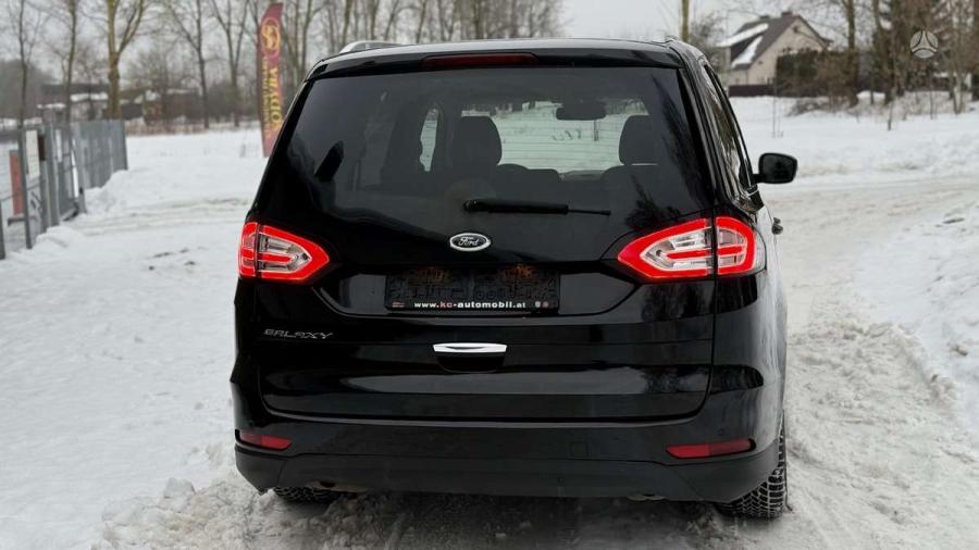 Black Ford Galaxy 2016 in Panevezys, with an engine capacity of 2.00 L and mileage of 261 thousand km for 9500 €, photo 6 on AUTOMOTO.COM.LV