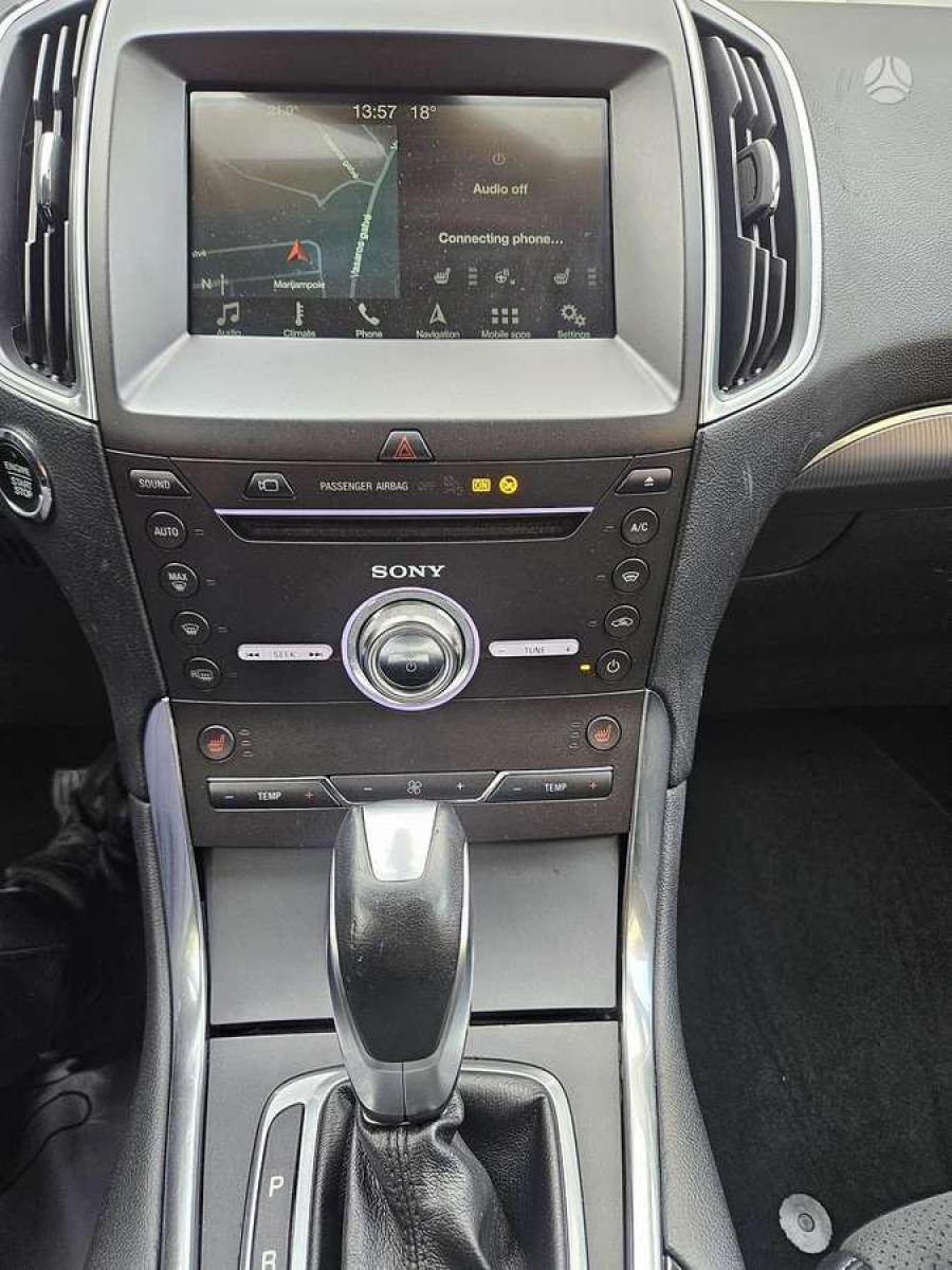 Black Ford Galaxy 2016 in Marijampole, with an engine capacity of 2.00 L and mileage of 196 thousand km for 8500 €, photo 14 on AUTOMOTO.COM.LV