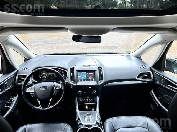 Black Ford Galaxy 2019 in Limbazi, with an engine capacity of 2.00 L and mileage of 188 thousand km for 13945 €, photo 8 on AUTOMOTO.COM.LV