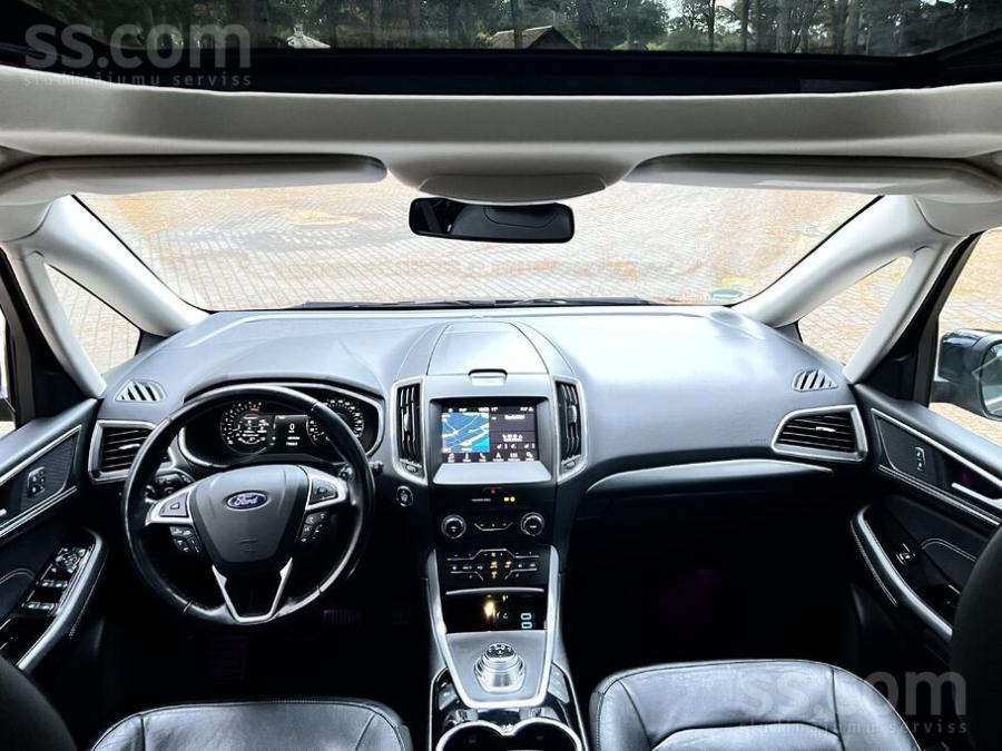 Black Ford Galaxy 2019 in Limbazi, with an engine capacity of 2.00 L and mileage of 188 thousand km for 13945 €, photo 8 on AUTOMOTO.COM.LV