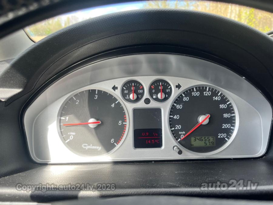 Black Ford Galaxy 2003 in Tallinn, with an engine capacity of 1.90 L and mileage of 347 thousand km for 2000 €, photo 15 on AUTOMOTO.COM.LV