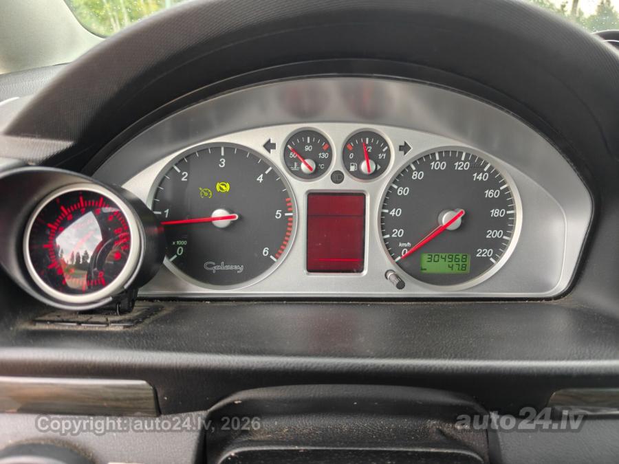 Черный Форд Галакси 2004 в Таллин, объемом двигателя 1.90 л и пробегом 305 тыс. км за 1500 €, фото 17 на AUTOMOTO.COM.LV