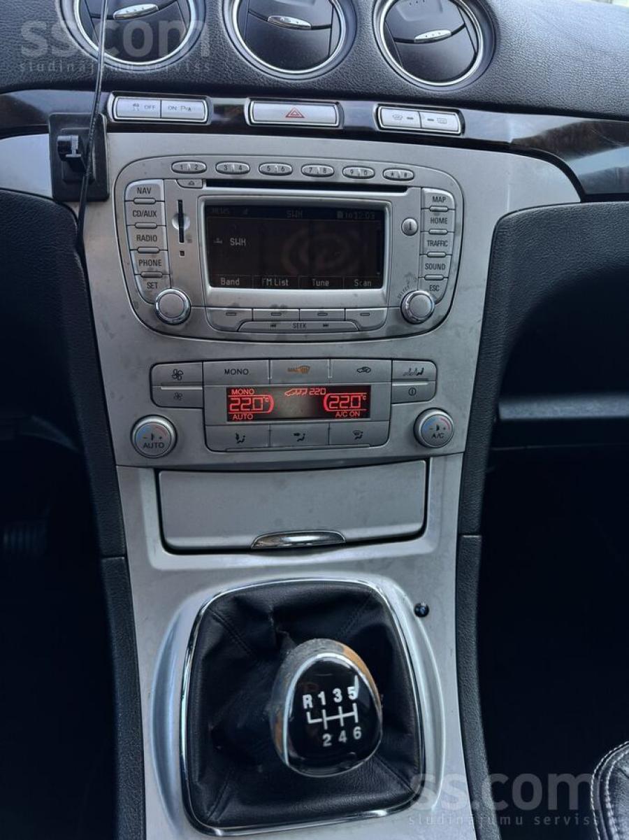 Black Ford Galaxy 2008 in Talsi, with an engine capacity of 1.80 L and mileage of 0 thousand km for 3970 €, photo 10 on AUTOMOTO.COM.LV